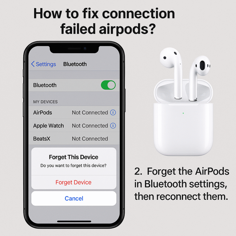 Connection failing AirPods - Techsolving